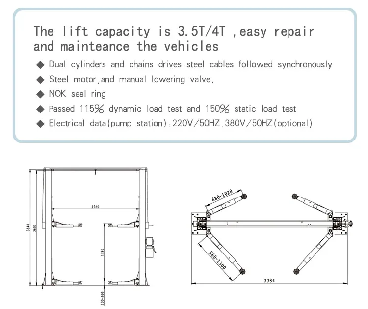 Overhead Homemade Low Profile Arm Two Post Car Lift - Buy Low Profile ...