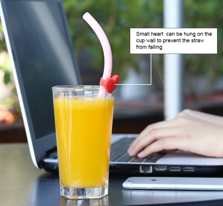 Hot Selling 2019 Rubber Reusable Disposable Straw,Collapsible Silicone ...