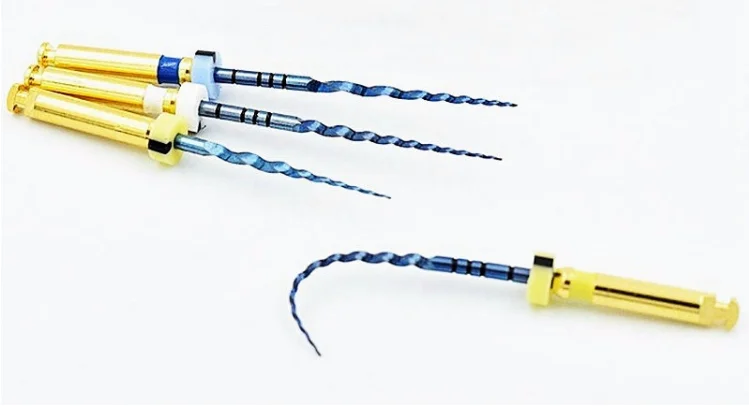 Engine Use Niti Flexi Flexible Blue Super Endo Files For Curved Root ...