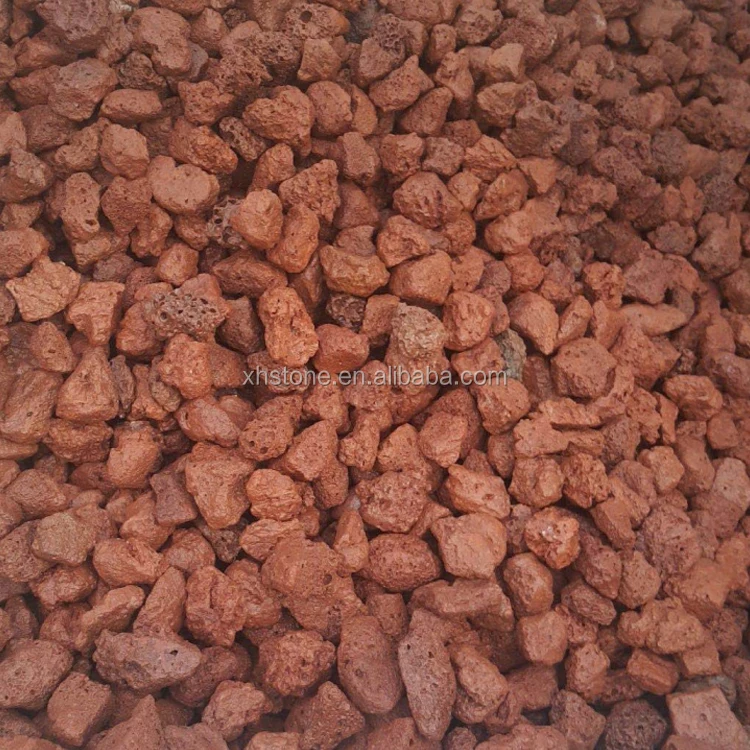 Red Lava Landscaping Volcanic Rocks Chips Garden Stone Extrusive Scenic ...