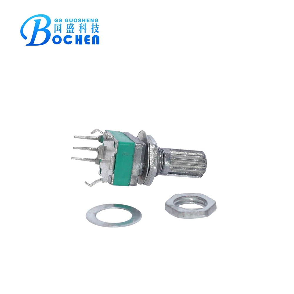 Rv097 Carbon Film Rotary 204 200k Ohm Potentiometer With On/off Switch ...