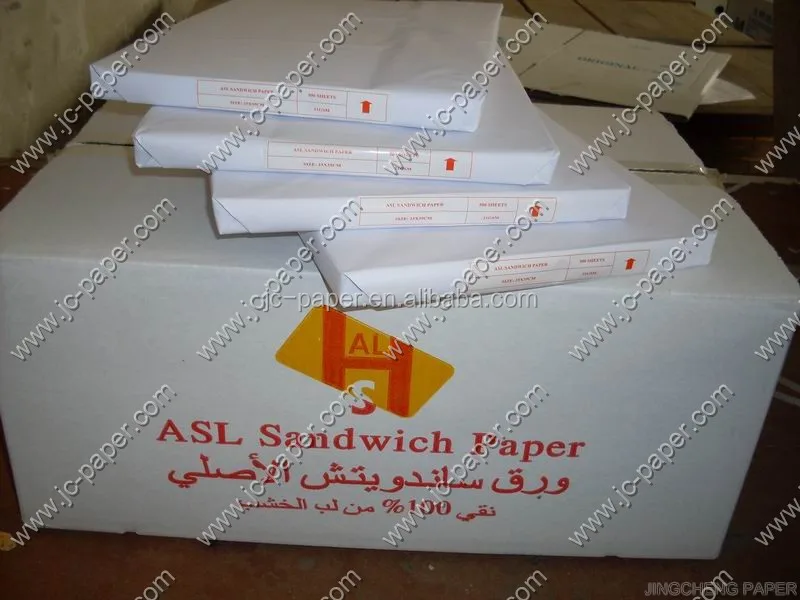 Mg White Sandwich Wrapping Paper 17gram 18-22gram - Buy Mg White ...