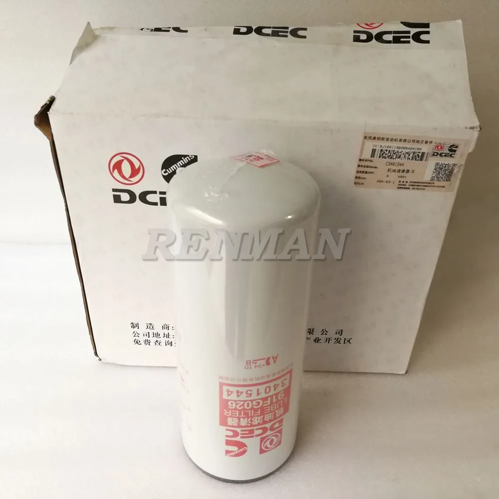 3401544 91FG026 LF9009 AT193242 1216400561 Cummins Oil Filter