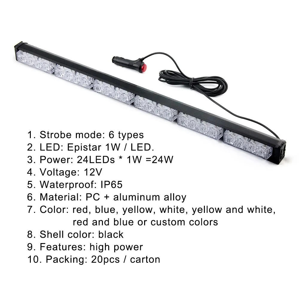 High Power 12v Led Emergency Vehicle Strobe Lights - Buy Emergency ...