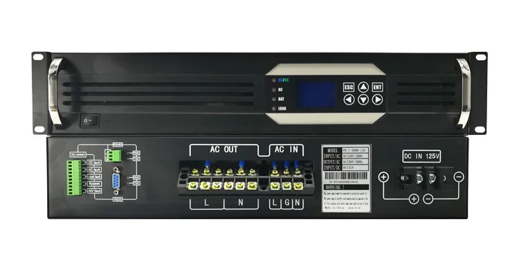 2U 19inch Rack Mount Type 48vdc 3KVA Power Inverter for Telecom