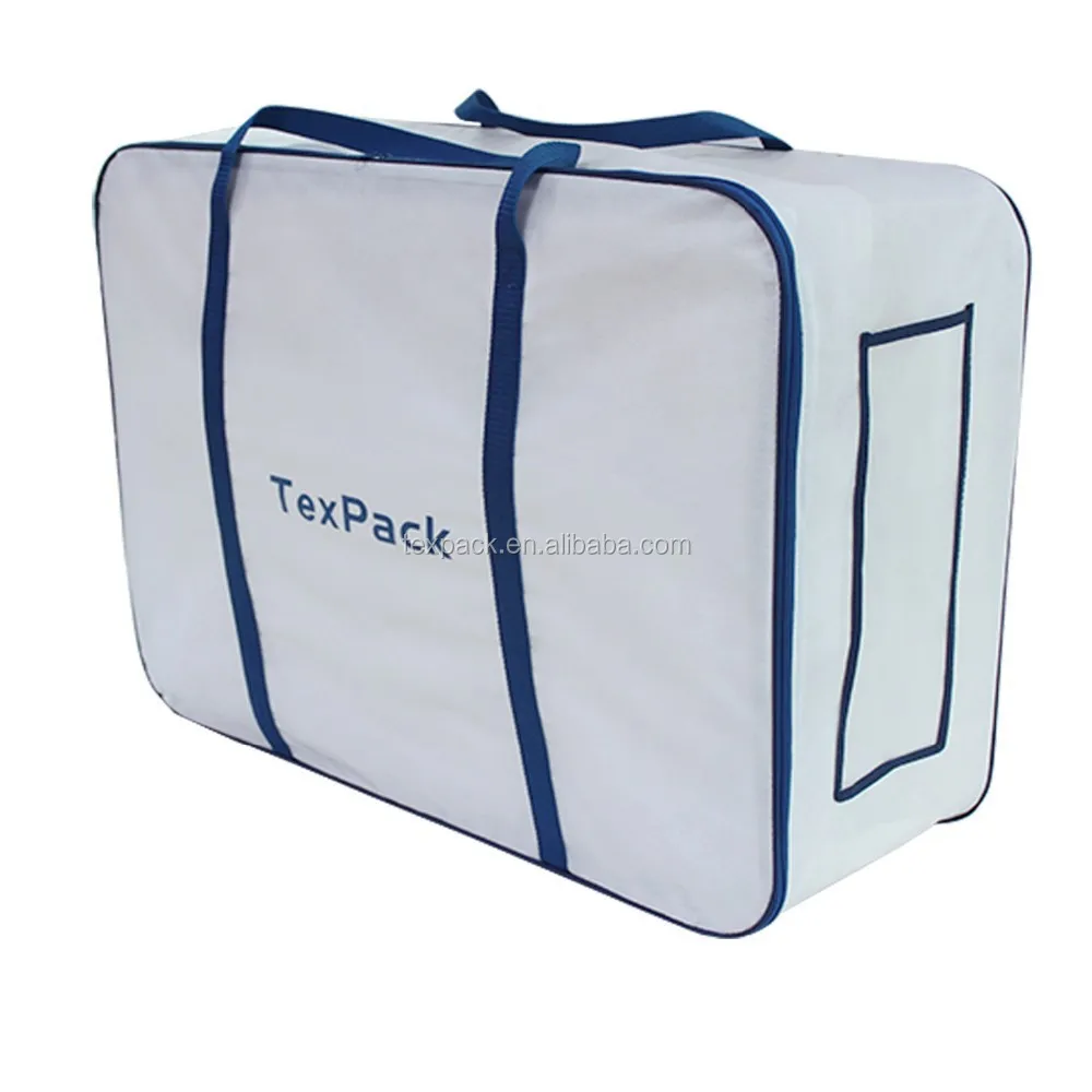 Texpack OEM Logo Printing Clear PVC PE Zipplock Packaging Blanket Duvet ...