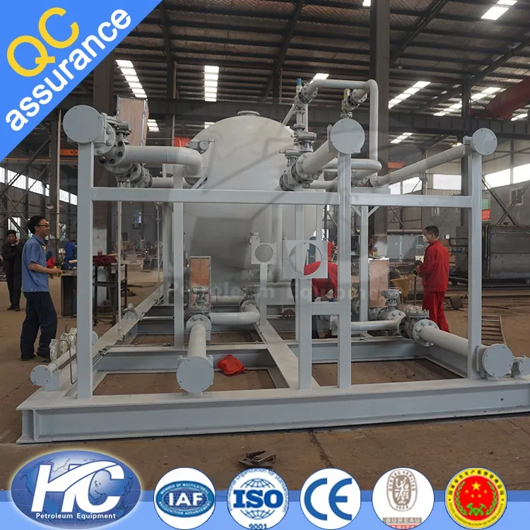 Asme Three Phase Horizontal Separator / Oil Gas Production Separator ...