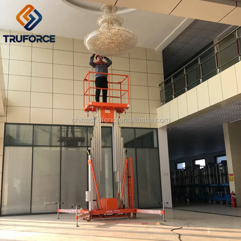 150kg Portable Electric Work Platform Vertical One Man Lift - Buy One ...