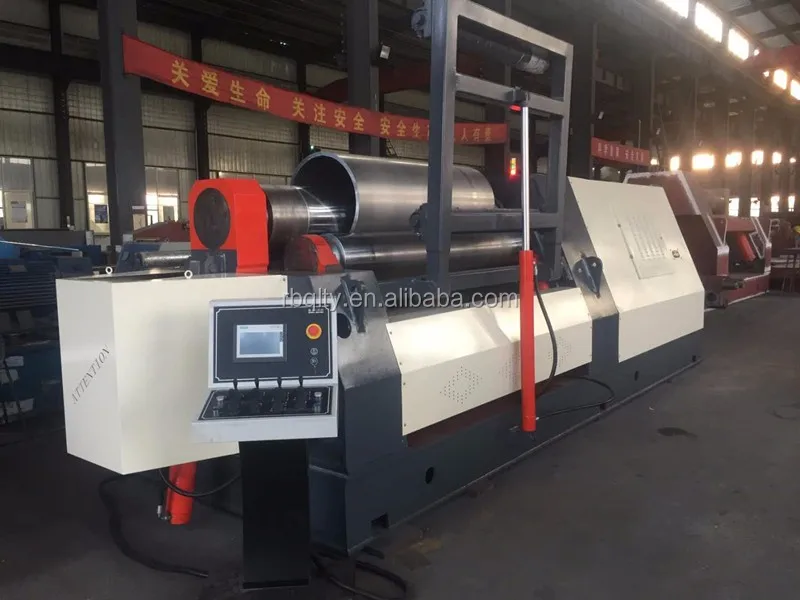 Cnc Sheet Metal Rolling Machine 4 Roller Bending Machine With Cones ...