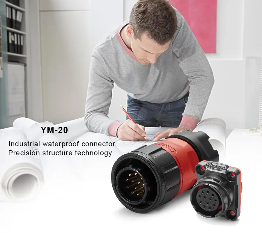 Electrical Connector Pbt Gf15 12 Pin Aviation Connector For Wire Splicing - Buy Aviation ...