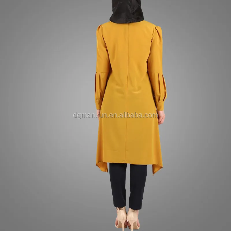 Modern Women Muslim Long Tunic Tops - Buy Tunic Tops,Muslim Tunic Tops ...