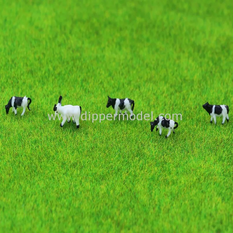 1:87 And 1:150 Scale Plastic Color Mini Model Cow - Buy Model Cow,Mini ...
