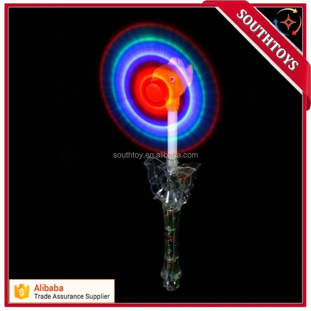 Flashing Light Up LED Windmill Toy for Kids & Fidget Spinners