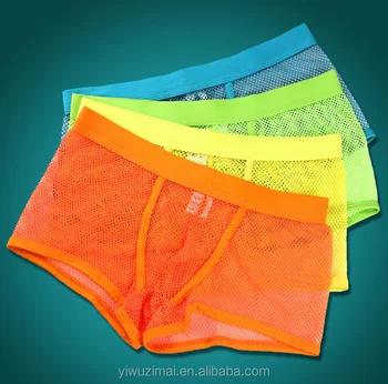 Boys Sexy Mesh Underwear Panty Transparent Boxer Man - Buy Sexy ...
