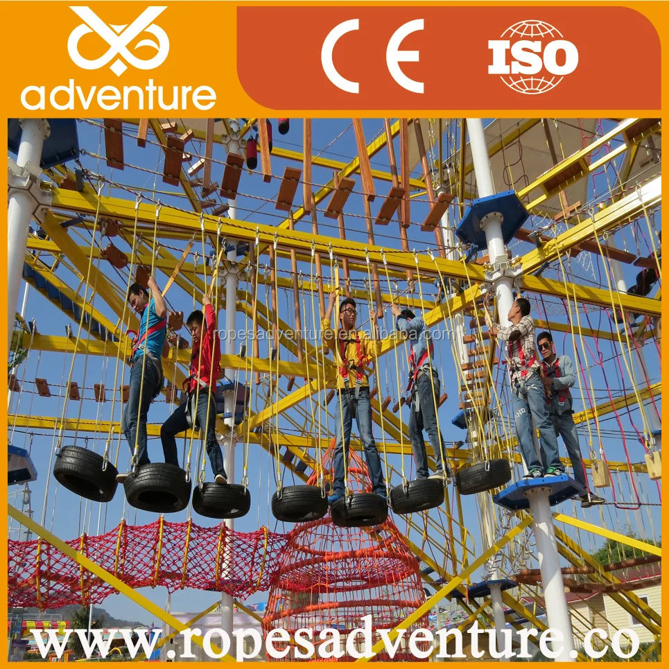 Outdoor Forest Rope Course Adventure Attractions In China - Buy ...