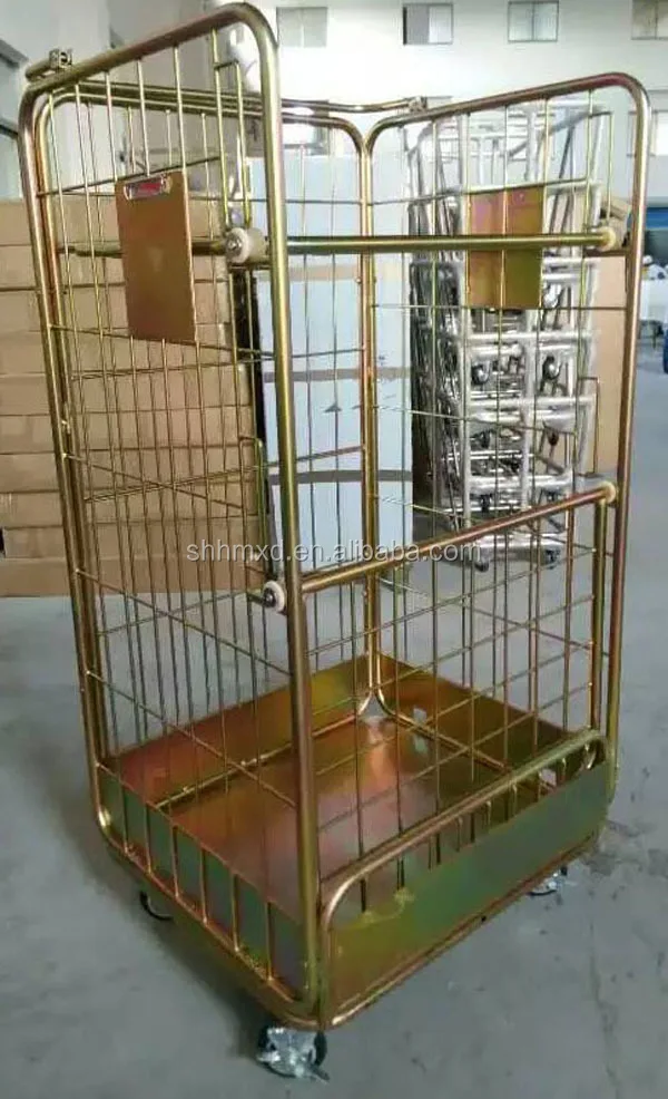 Steel Laundry Cage Cart - Buy Laundry Cage,Plastic Laundry Cage,Laundry ...