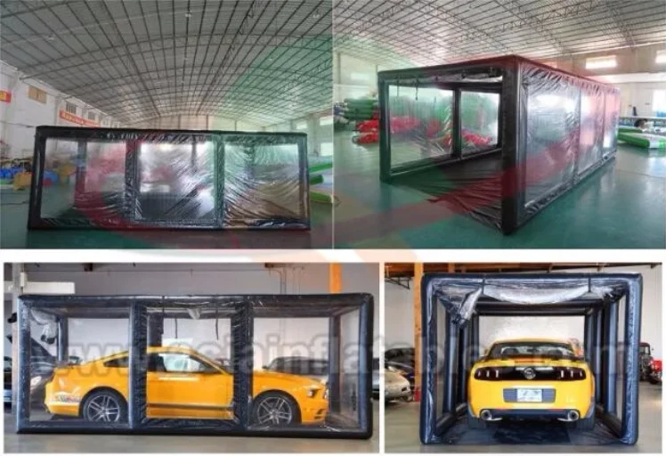 Outdoor Inflatable Car Storage Tent Bubble Car Cover For Car Show - Buy ...