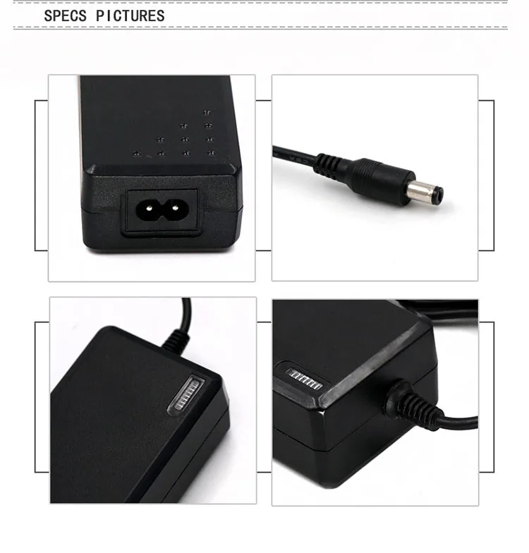 Input 100v- 240v Dc Battery Charger 42 Volt 1.5 Amp Switching Power ...