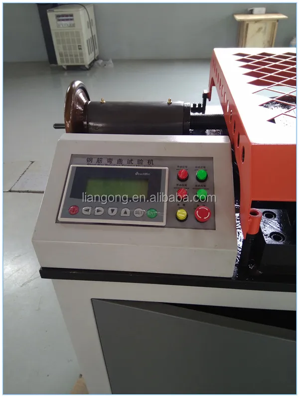 Steel Bar/rebar Hydraulic Reverse Bending Testing Machine For Process ...