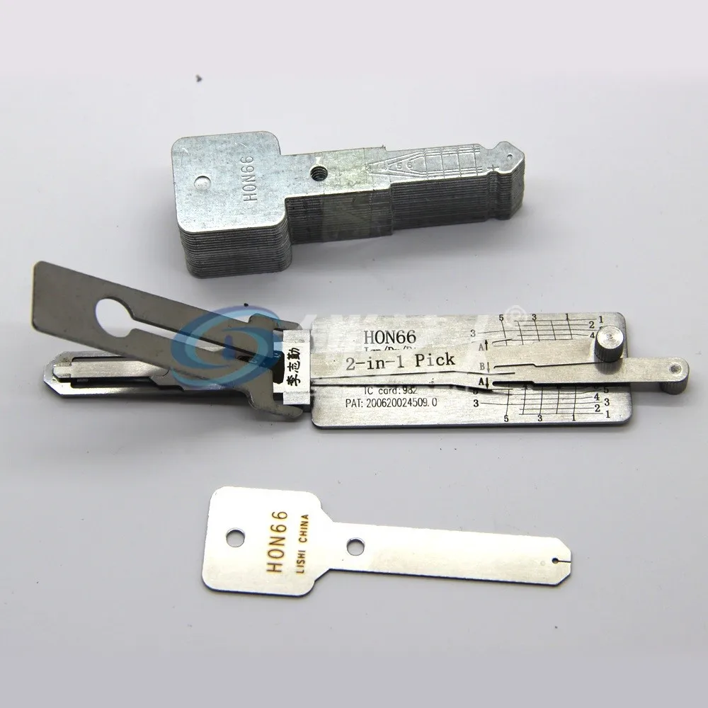 Lishi 2 in 1 SIP22 Car Door Lock Pick Decoder Tool for Fiat