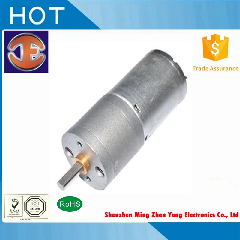 DC Efficient Micro 12V 30 Rpm Slow Turning Gear Motor For Planes ...