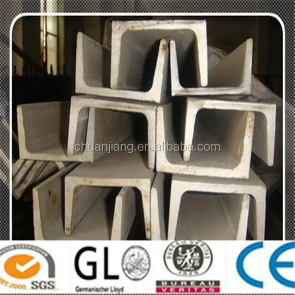 Hot rolled metal C channel beams U beam steel (S235 S355 SS400 ASTMA36 ...