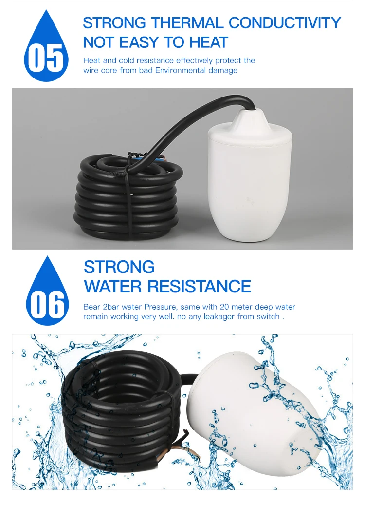 High Quality And Automatic Cable Float Level Control Switch For Water ...