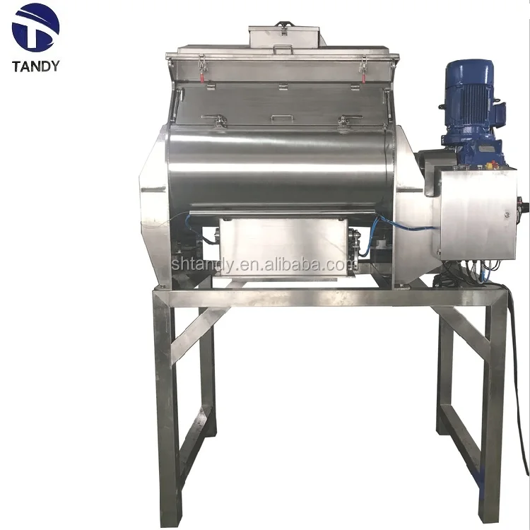 Food Grade Stainless Steel Cosmetic Fines Agitation Double Shafts Multi ...