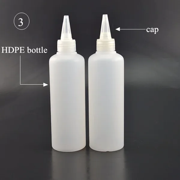 Hot Sale 30ml 60ml 100ml 120ml 250ml 500ml 1000ml Pe Plastic Twist Cap Bottle For E Liquid - Buy ...