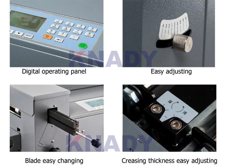 Paper Automatic Digital Electric Creasing Perforate Machine