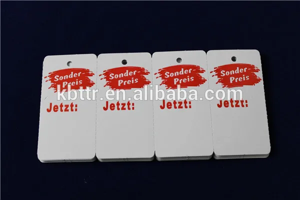 Plain Garment Price Tag Design Blank Thermal Transfer Printing ...