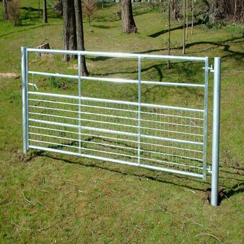 Top Quality Heavy Duty 12ft Farm Half Mesh Gates With Hinge - Buy Half ...