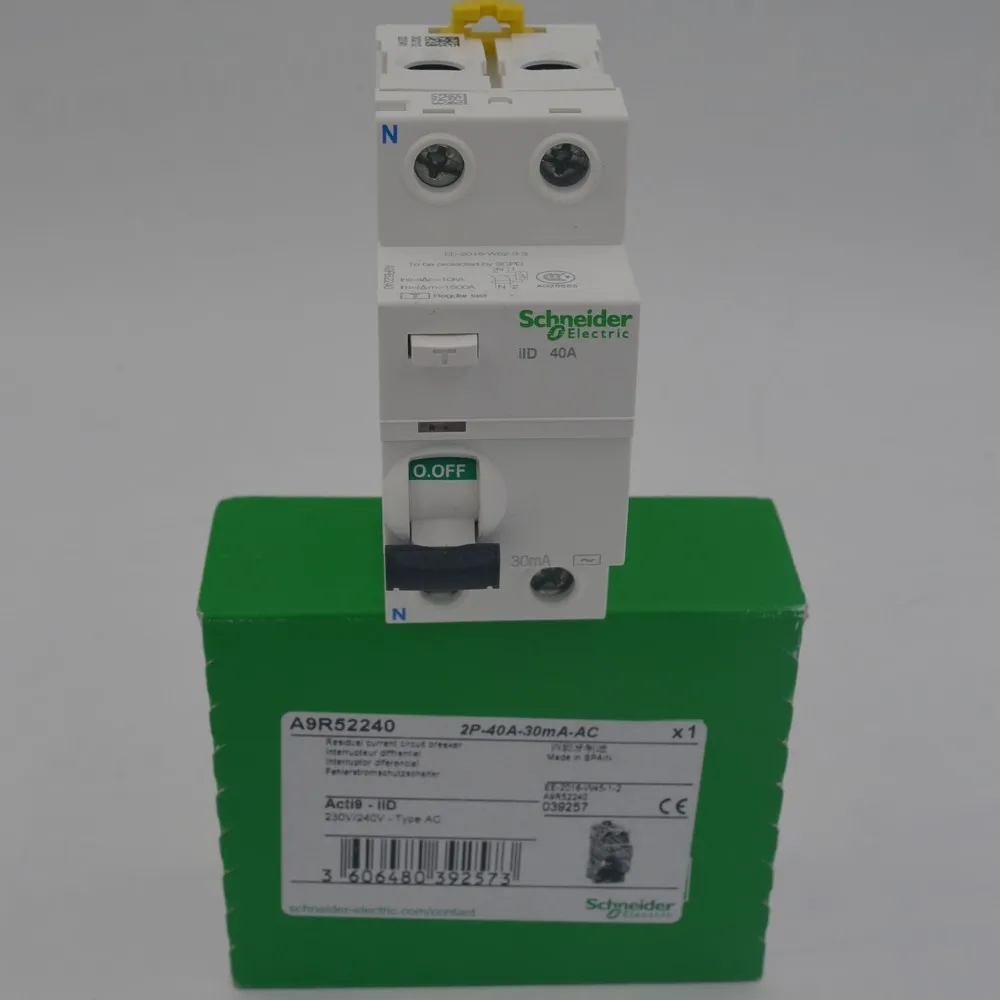 S-chneider Acti 9 Ild Rccb Circuit Breaker A9r53240 2p 40a Iid 2p 40a 30ma A Rccb A9r53240 - Buy ...
