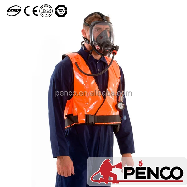 Eebd Scba Emergency Respirator With 2l Carbon Cylinder For Fire Escape ...