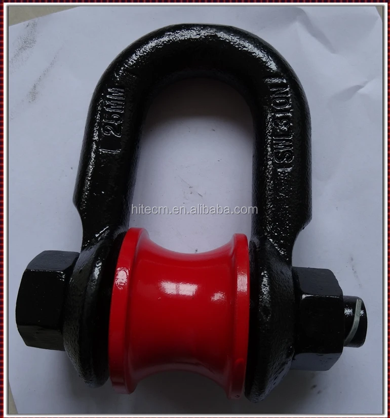 High Tensile Steel Shackle Rigging Roller D Shackle - Buy Roller ...
