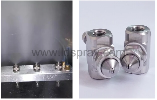 Adjustable Air Water Mixing Atomizing Suspension Compressor Nozzle ...