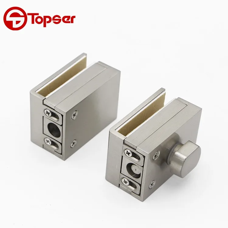 Double Side Glass Door Handle Lock - Secure & Stylish