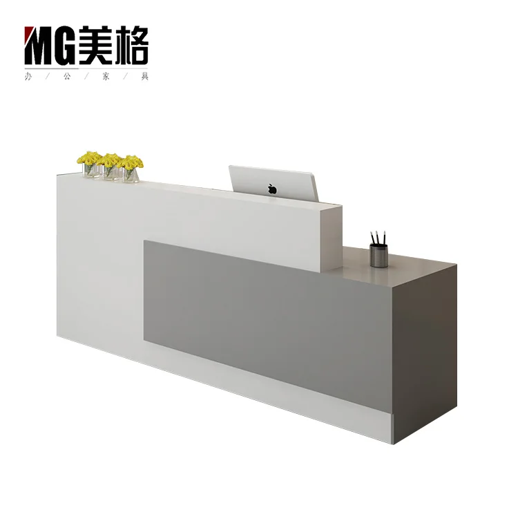 Reception Counter Table Design for Hospital Office Reception