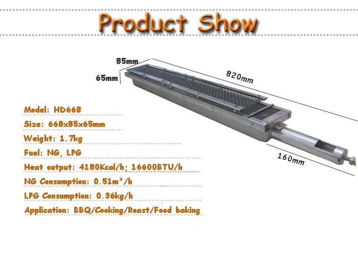 Infrared Burner Spit Roast Gas Infrared Burner Bbq Hd668 - Buy Burner ...
