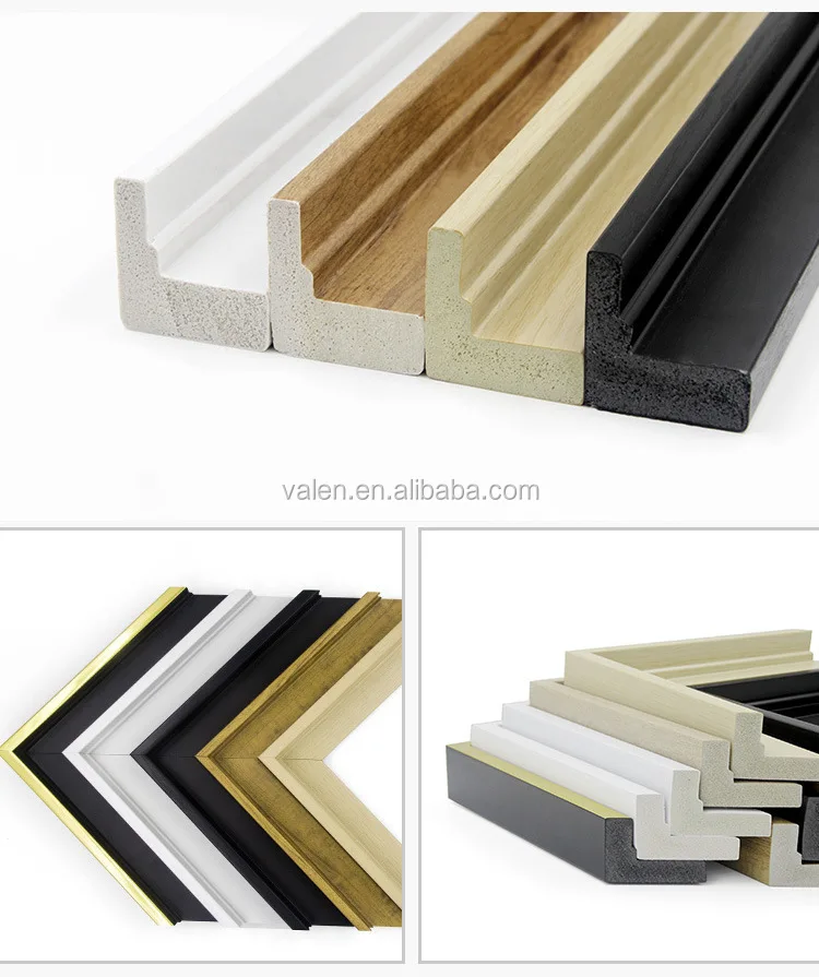 Custom Modern Decorative L Shape Canvas Painting Frame