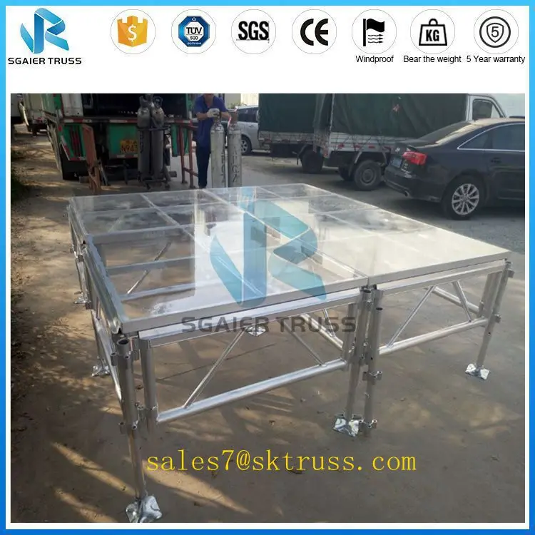 Acrylic Wedding Stage,Transparent Glass Stage,Decoration Wedding Stage ...