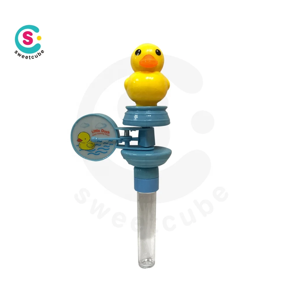 Duck Flash Shaking Drum Duck Toys Candy with Lighting
