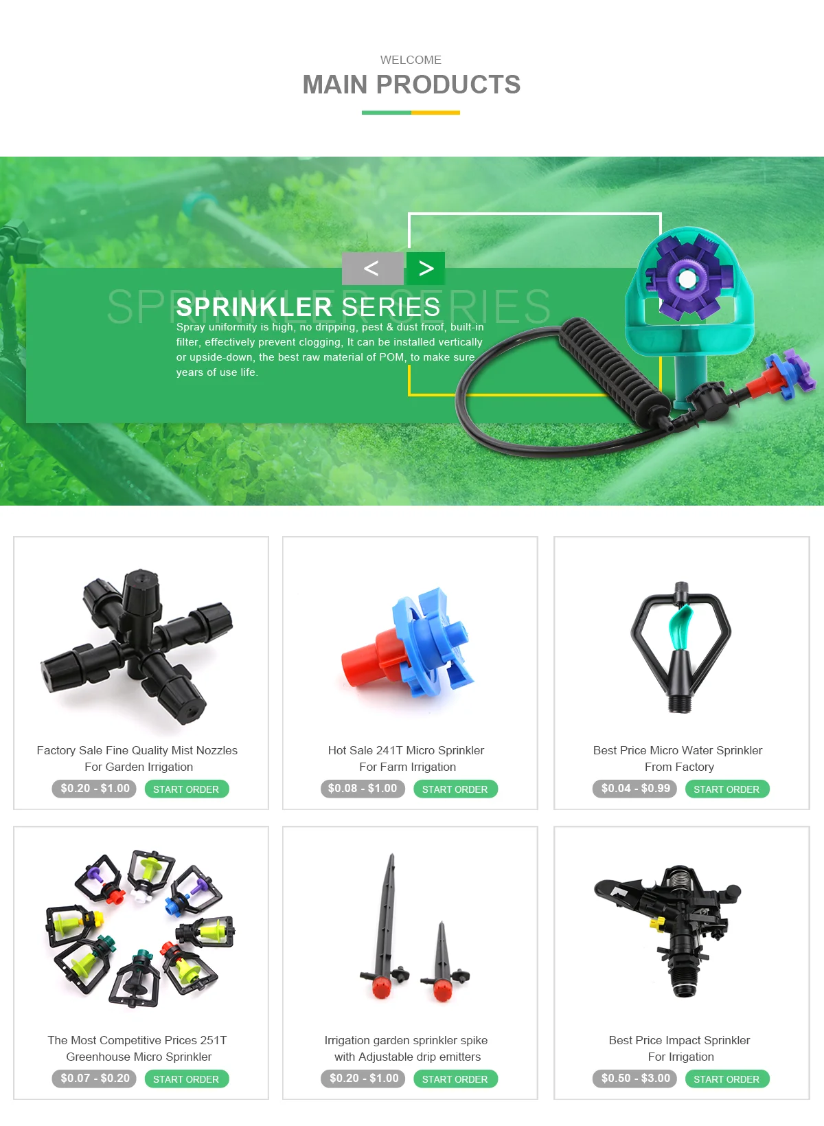 Shandong HYRT Water-Saving Irrigation Co., Ltd. - Sprinklers and Drippers/Compression Fittings ...