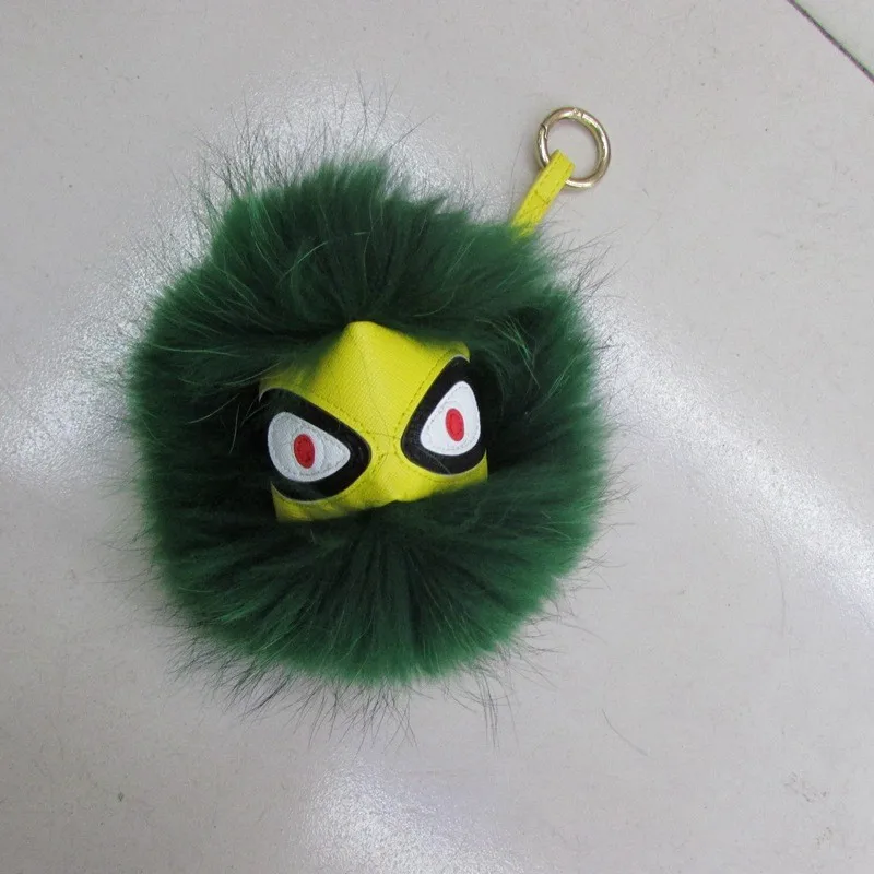 Diameter 20 Cm Big High Quality Monster Fur Keychain For Your Purse ...
