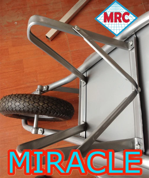 Stainless Steel Wheel Barrow Wb6400 With Steel Handle For Dubai - Buy ...