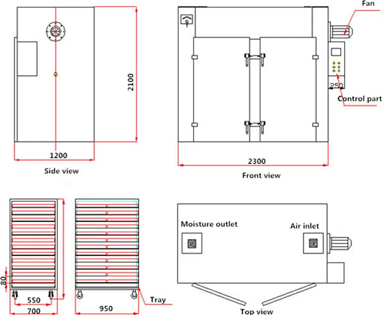 food dryer Fruit and vegetable dryer machine Stainless steel food ...