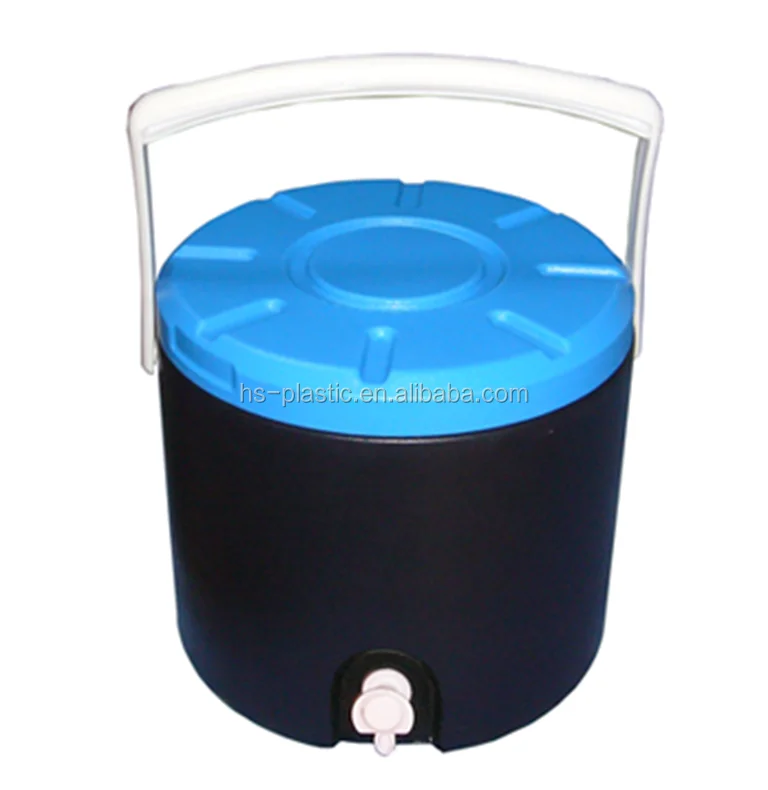 Hs Plastic Cooler 8l Round Beer Cooler Box Camping Outdoor Ice Chest ...