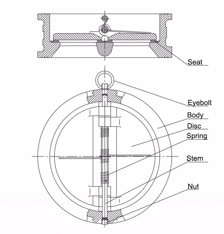 H76 Dual Plate Flap Check Valve| Alibaba.com