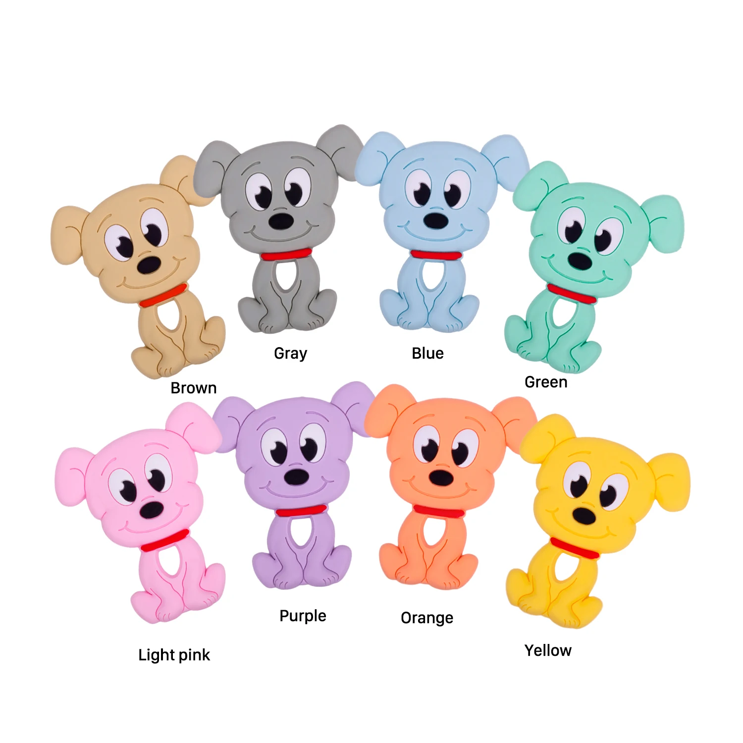 Ready To Ship New Design Bpa Free Dog Shape Silicone Teether - Buy Dog ...