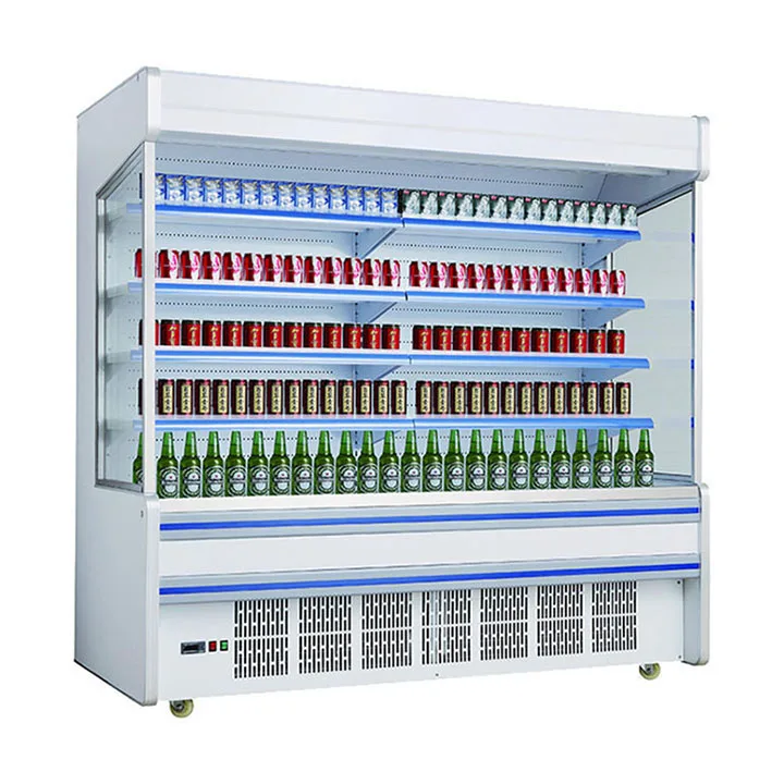 Supermarket Vegetable and Fruit High Back Wall Chiller